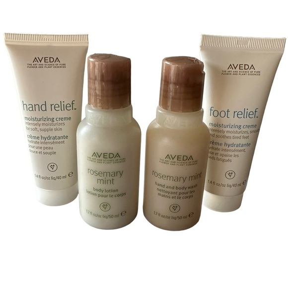 AVEDA | Skincare | New Aveda Bath And Body Bundle Set Of 4 Hand Foot ...